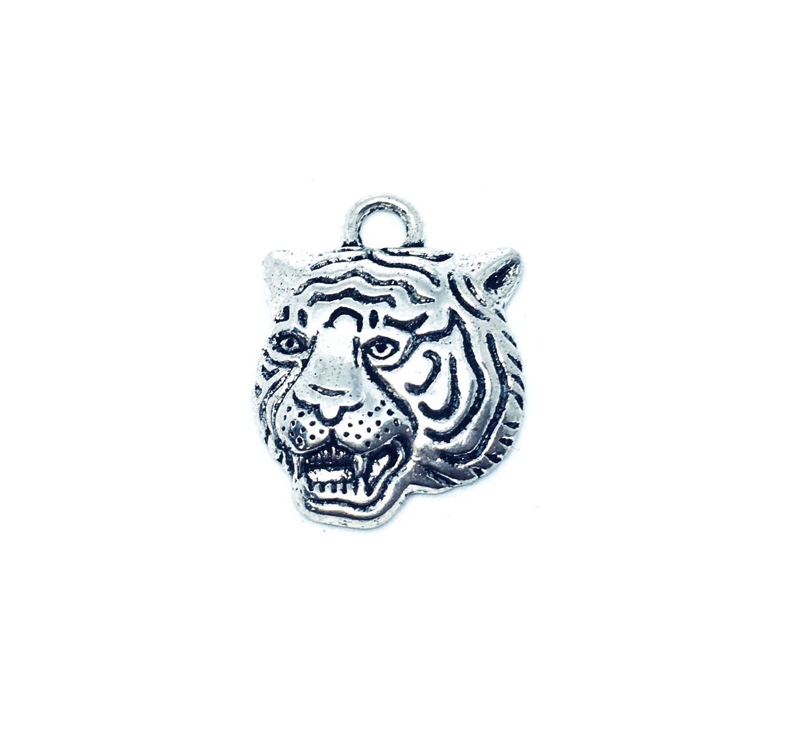 Tiger Head Charm: Fierce Elegance | Swara Charms